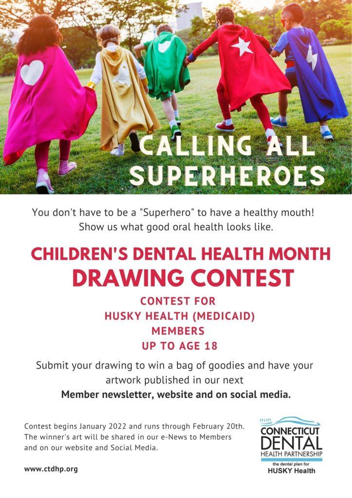 Children's Dental Health Month Art Contest - Winners Announced - HUSKY ...